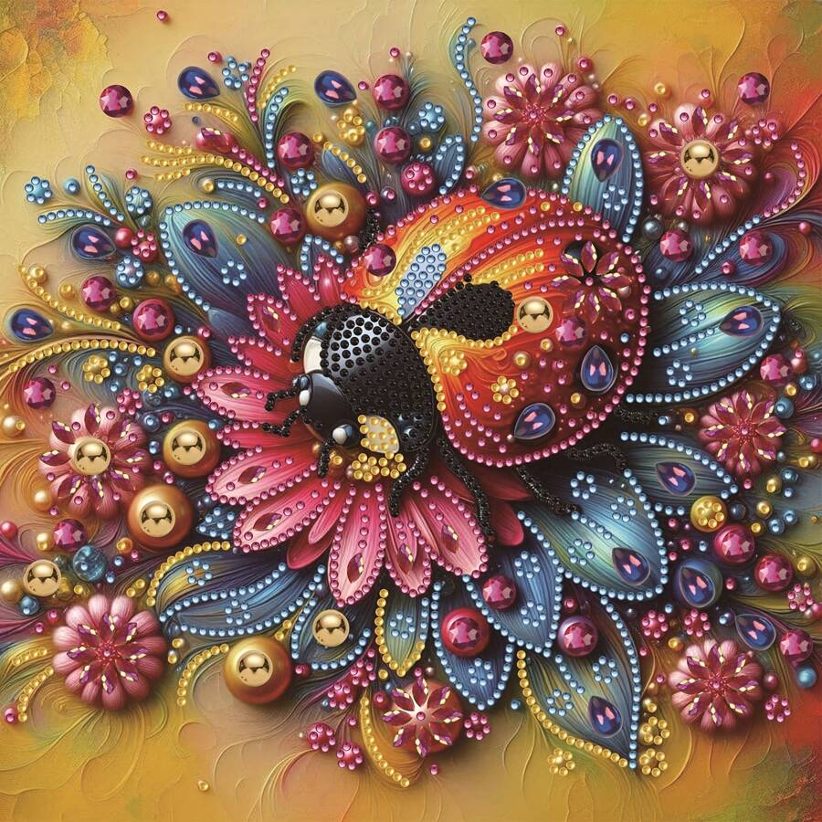 1pc Adult Beginner Diamond Painting Kit, DIY 5D Special Shape Crystal ...