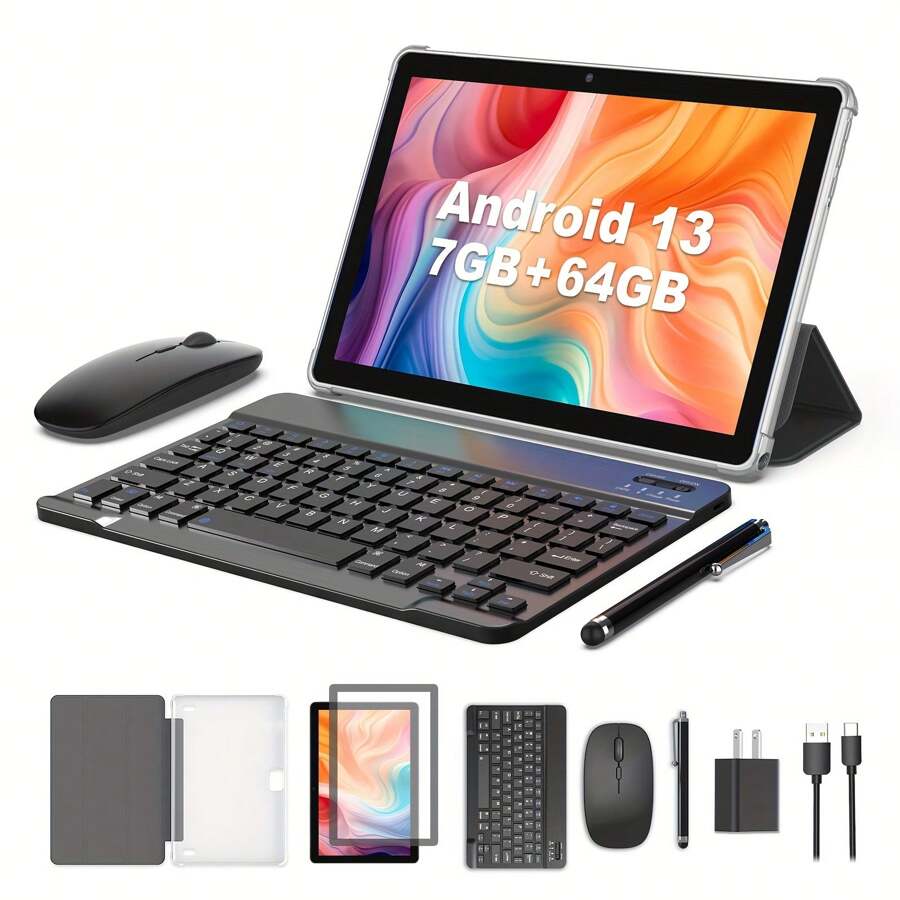 New-[7GB RAM 5G Android Tablet] 10 Inch Android Tablet, 2024 Latest ...