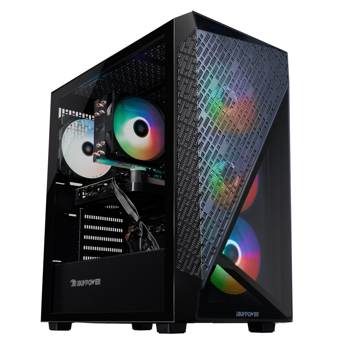 IBUYPOWER IBUYPOWER Slate Mesh Gaming PC Desktop - AMD Ryzen 5 8400F ...