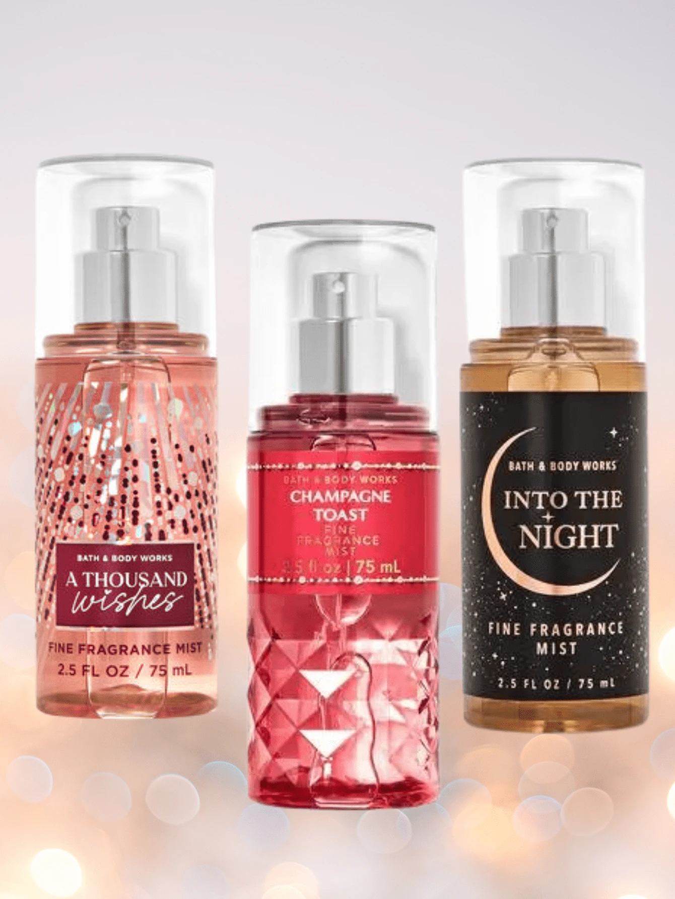 Bath And Body Works BBW Travel Size Mini Fine Fragrance Mist 3 Piece ...