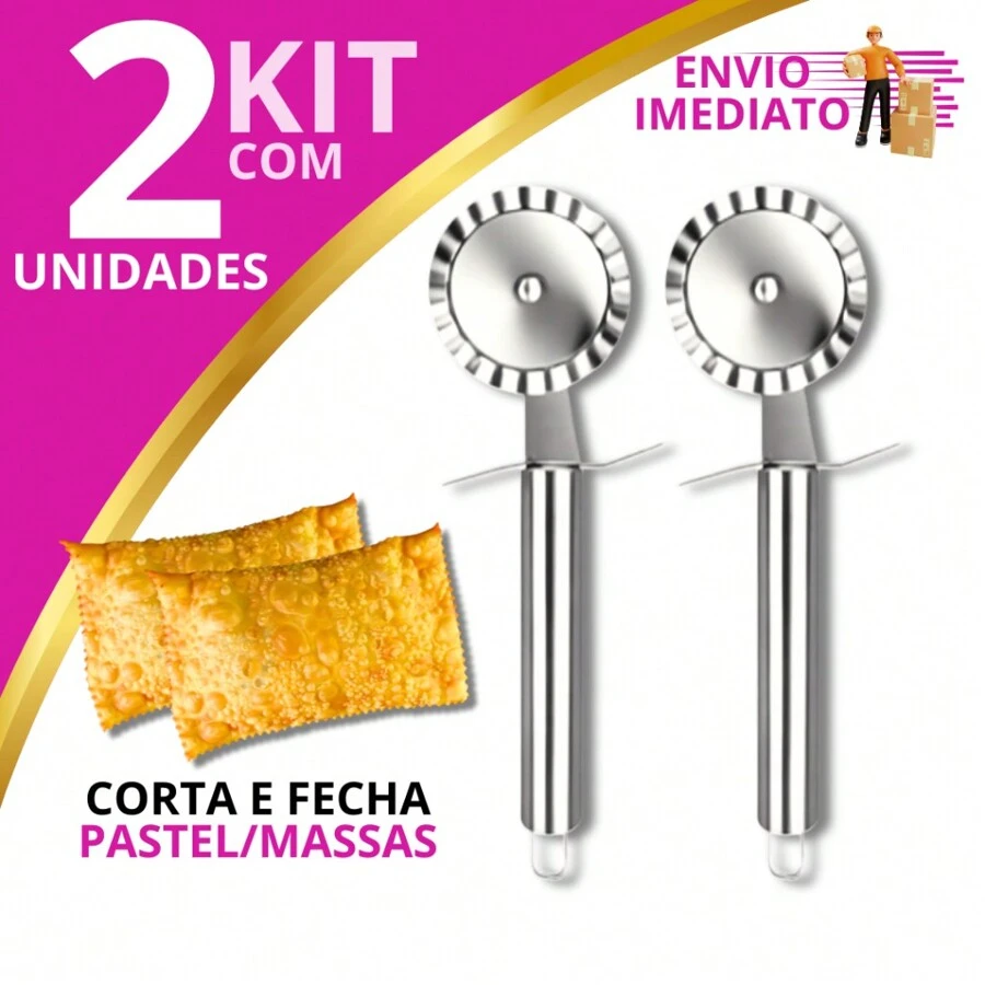 Kit 02 Pastry Closing And Dough Cutting Reel In Multipurpose, Resistant ...