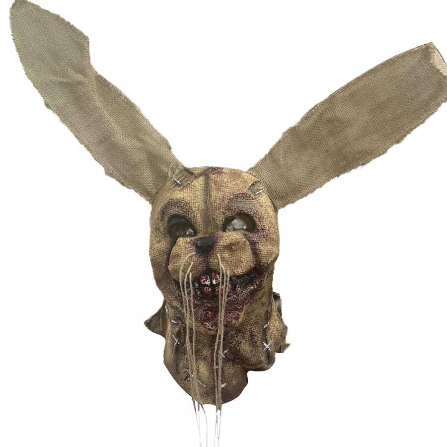 Horror Burlap Rabbit Facewear Terrifying Bunny Facewear Scary Face ...