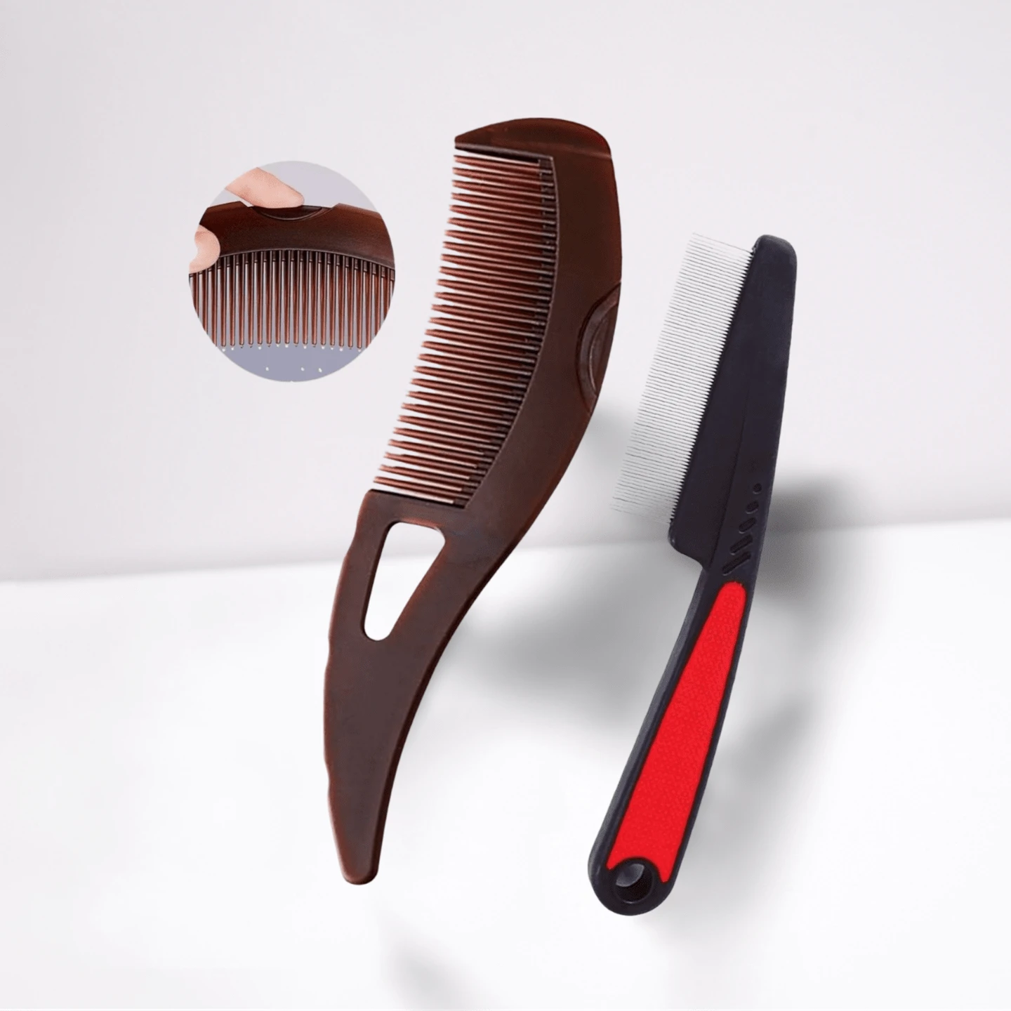 Multifunctional Dandruff Comb Stainless Steel Fine Tooth Scalp ...