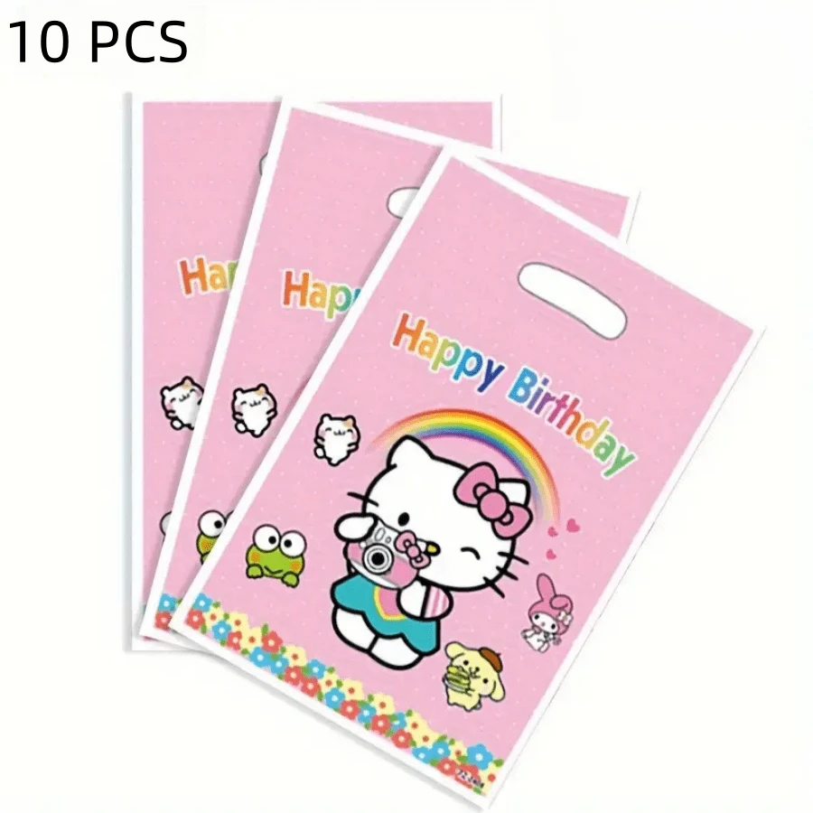 Sanrio 10pcs/30pcs Hello-Kitty Cinnamoroll & Pompompurin Themed ...