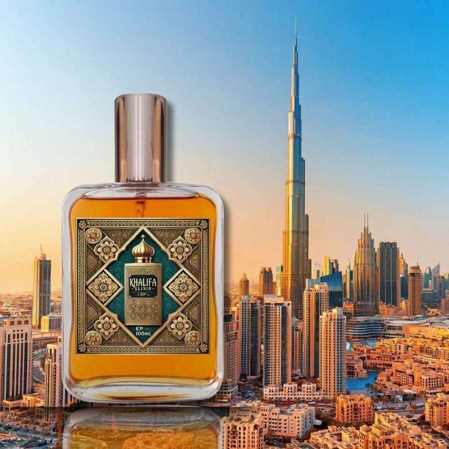 Arab Perfume KHALIFA ELIXIR EDP 100ml For Men - Arabic Oriental Woody ...