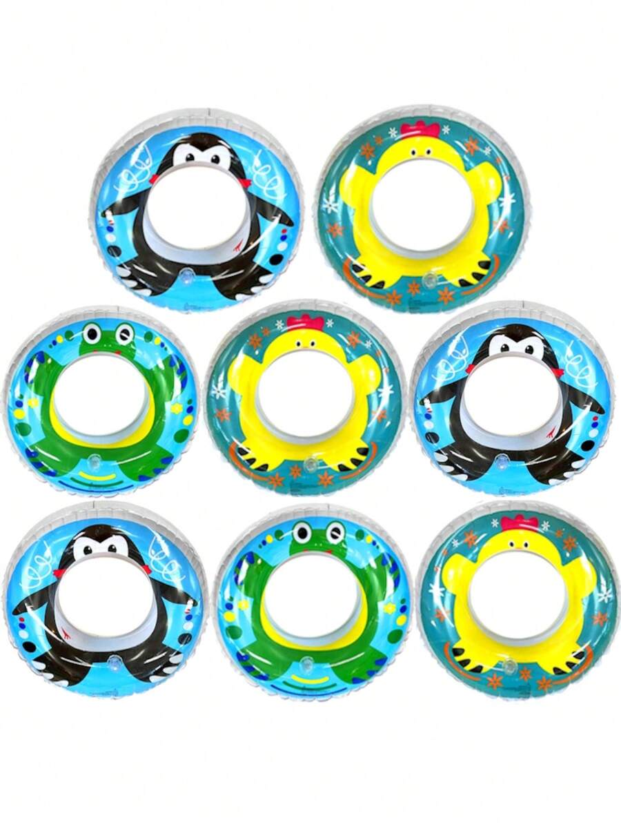 8 Inflatable Circular Floats For Children, 60cm Vinyl Fish | SHEIN ...