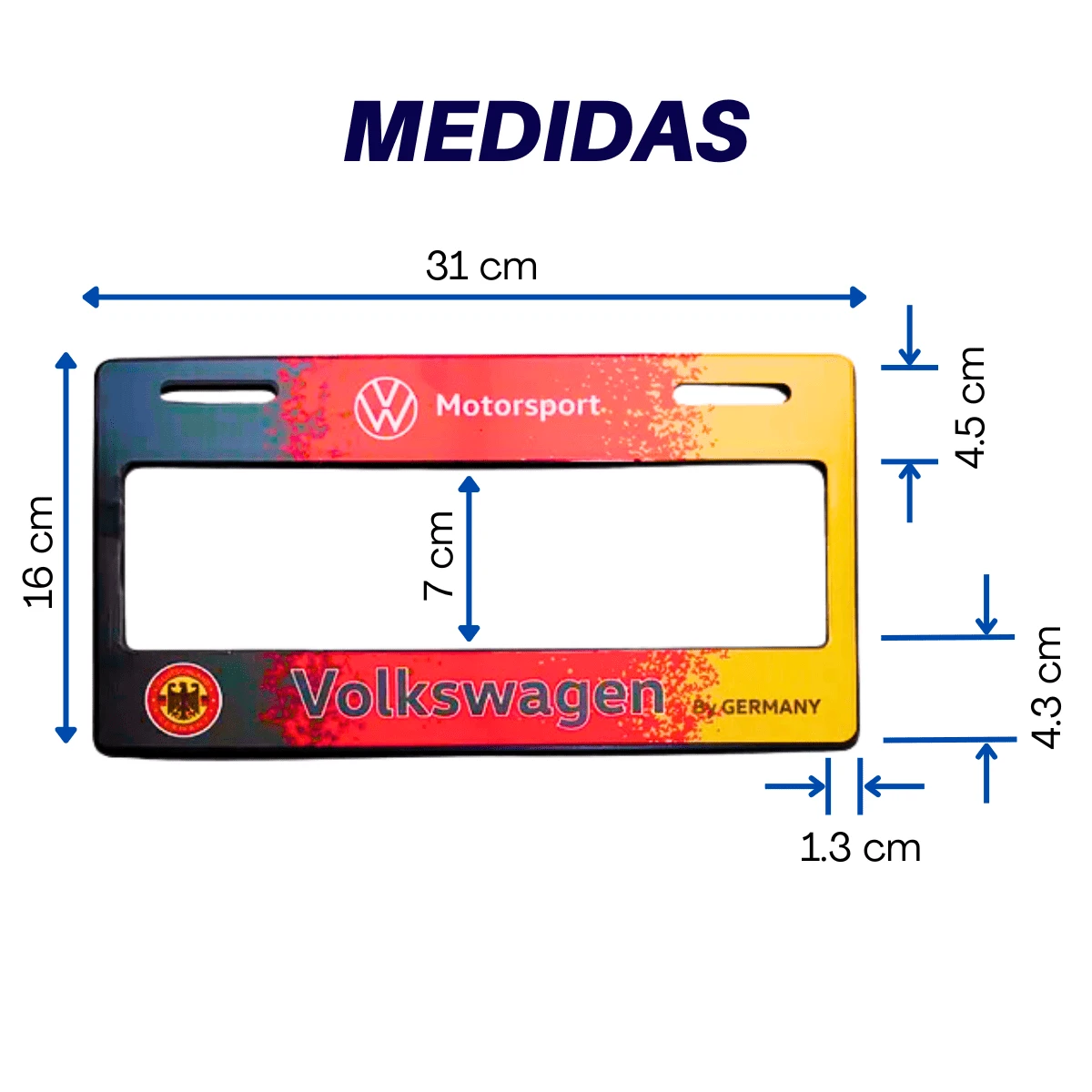 VW Auto Number Plate Frame Kit By Germany | SHEIN USA
