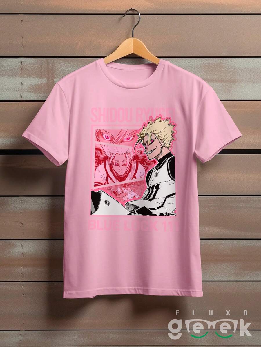 FLUXOGEEK Blue Lock Shidou Ryusei Striker Shirt Football Game Anime Ref ...