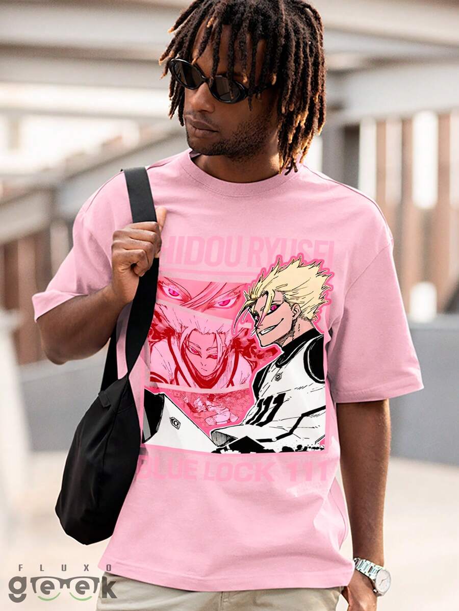 FLUXOGEEK Blue Lock Shidou Ryusei Striker Shirt Football Game Anime Ref ...