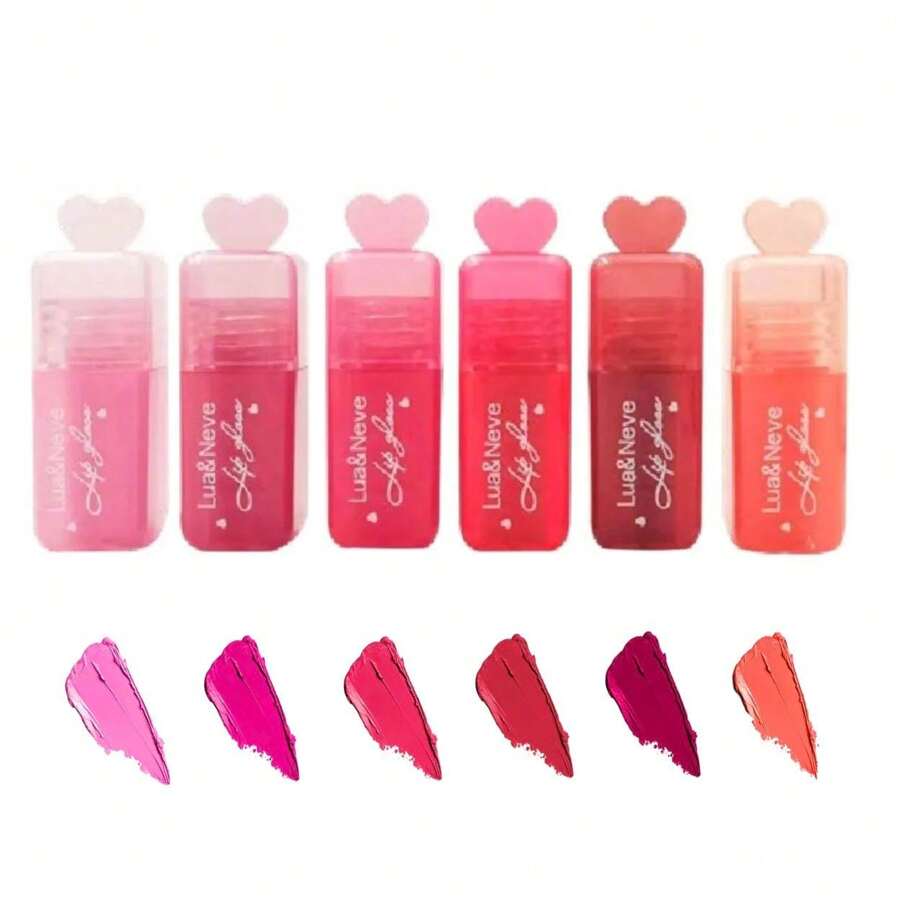 Batom Lip Gloss Labial Coração Hidratante Lua e Neve | SHEIN Brasil