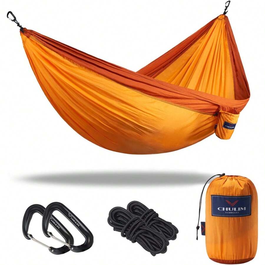 Hamaca doble para acampada con kit de árbol colgante y mosquetón de ...