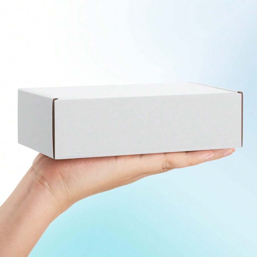 Shipping Boxes 7x5x2 Inches White Small Mailing Boxes 25 Pack Cardboard ...
