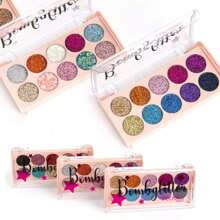 Bombglitter 10 Color Glitter Eyeshadow Palette Colorful Eye Makeup ...