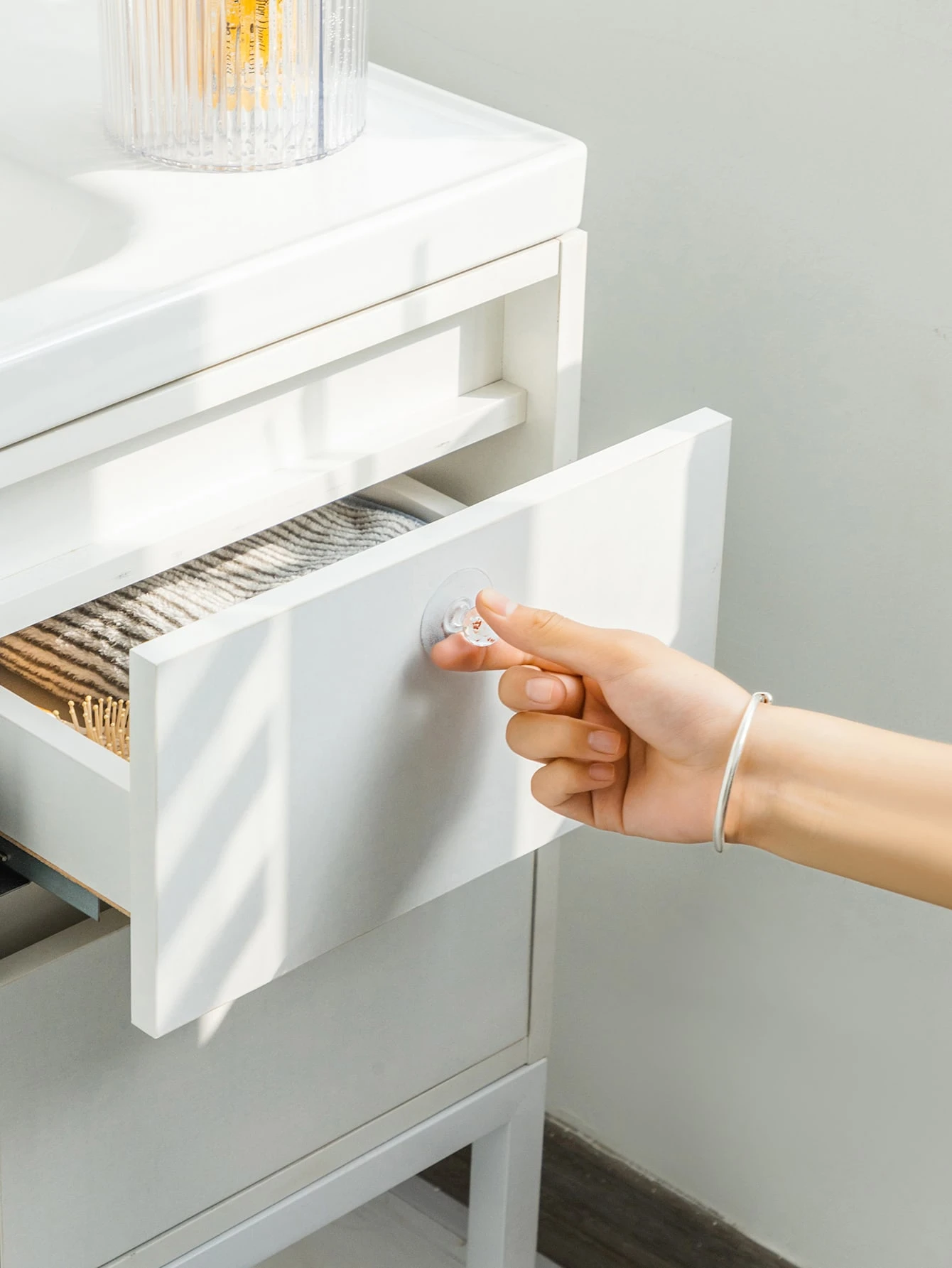 Cabinet Door Handle No Drill Sticky Self Adhesive Sliding Door, Drawer ...