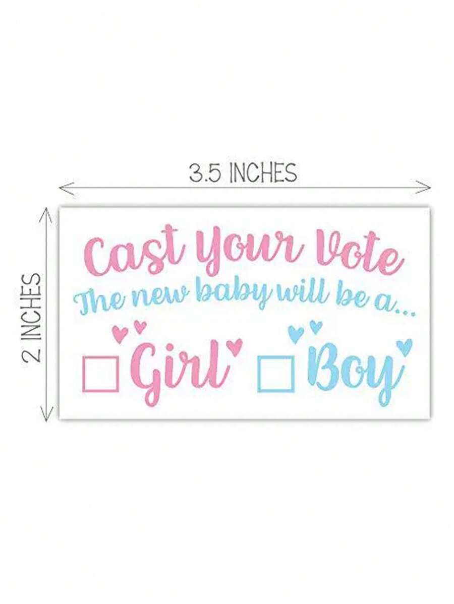 Baby Gender Reveal Cards, Gender Reveal Voting Cards, Infant Shower ... Baby Gender Reveal Cards, Gender Reveal Voting Cards, Infant Shower ...