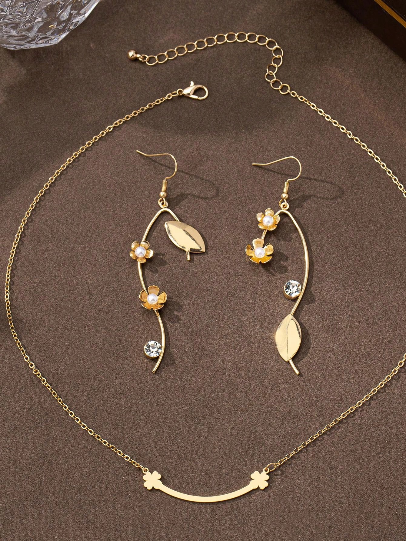 3pcs/Set, Saturated Color, Bling Bling Leaf Element, Women's Fashion ...