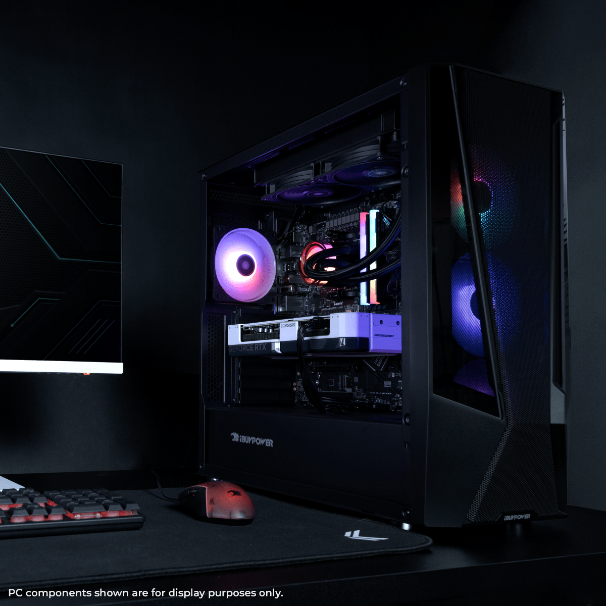 IBUYPOWER Trace Mesh Gaming Desktop - AMD Ryzen 7 9700X, NVIDIA GeForce ...