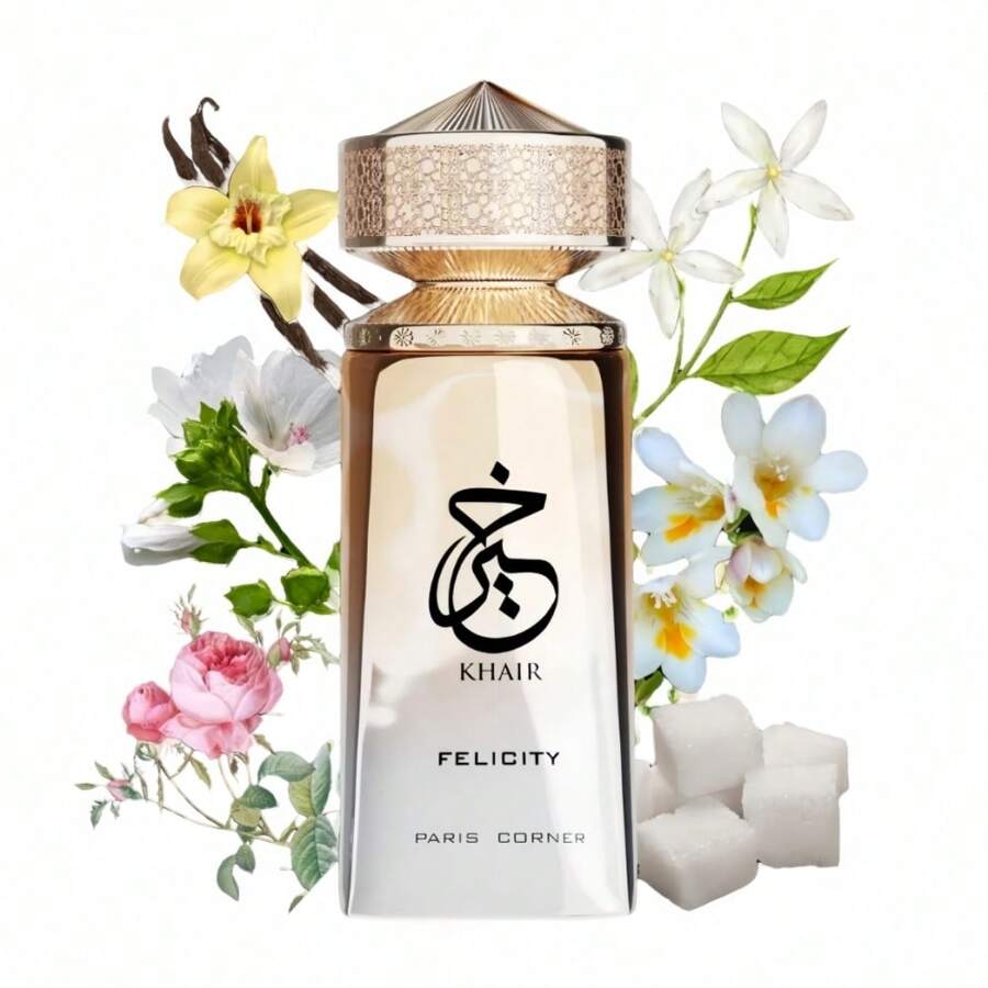Paris Corner Khair Felicity 100ML Unisex Eau De Parfum - Inspired By Kayali Silk Santal | SHEIN