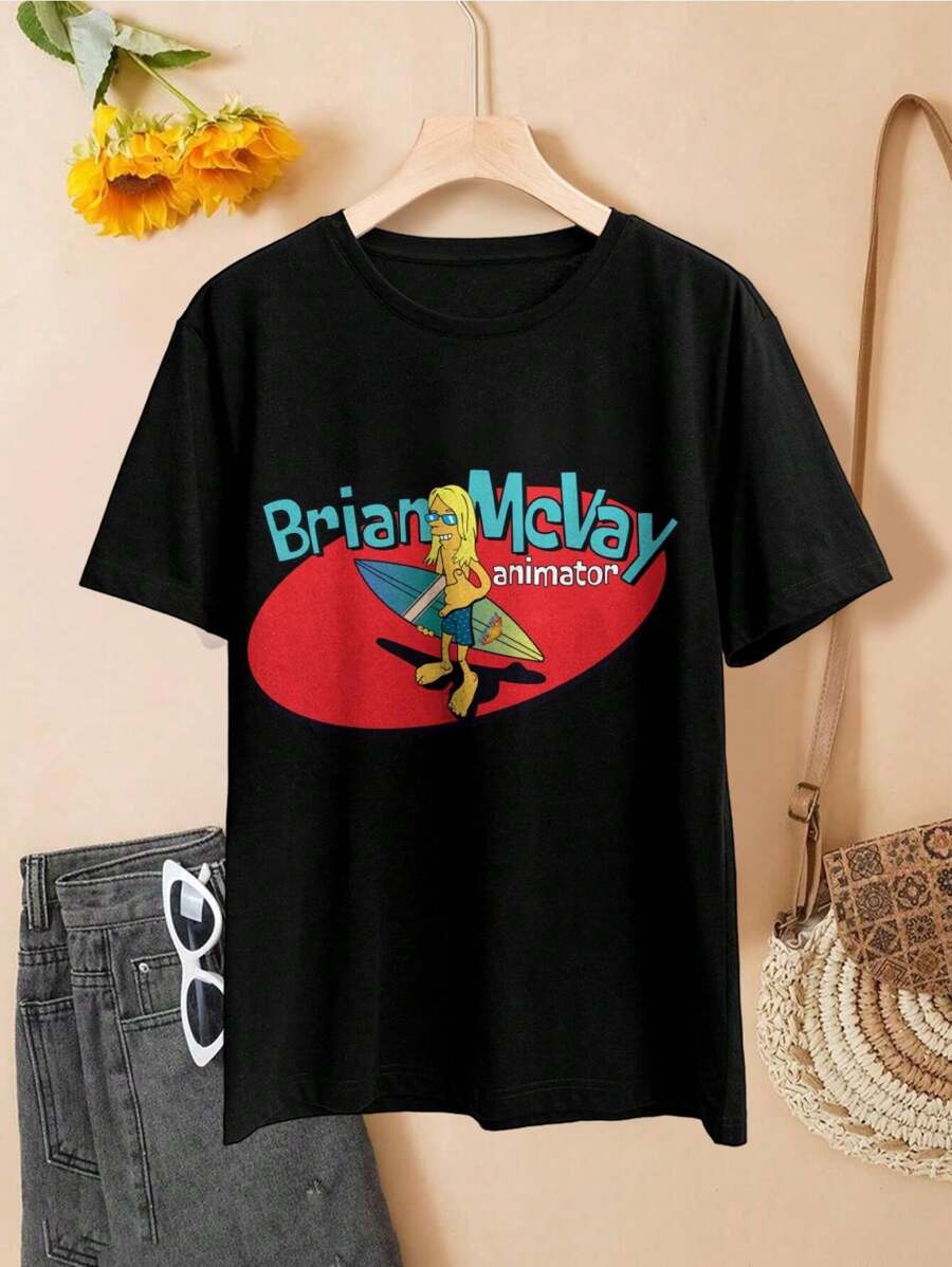 Lovers' T-Shirts Brian McVay Animator T-Shirt (Animation Cartoon Artist ...