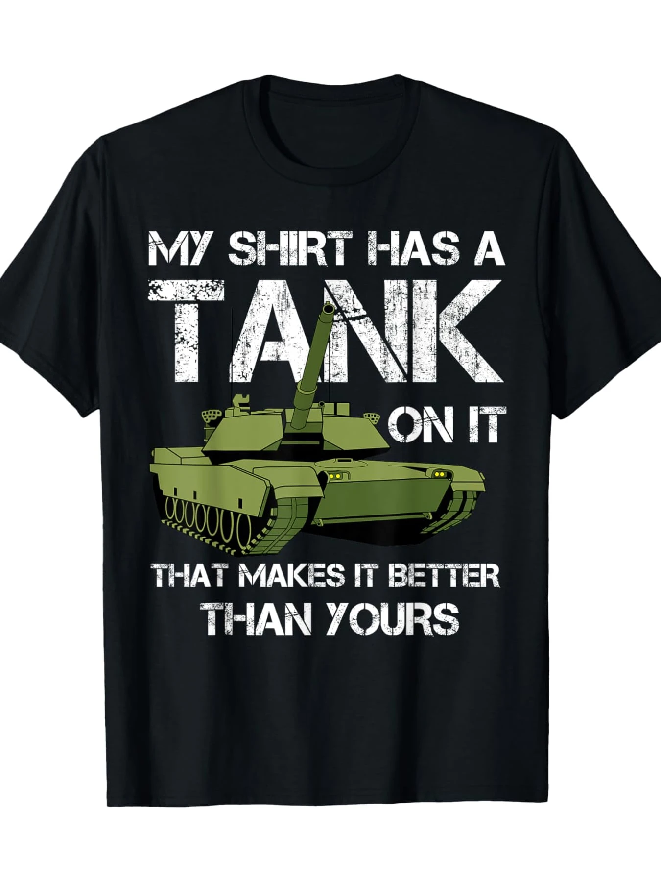 M1 Abrams Tank American Tanker Funny Military Tank T-Shirt | SHEIN USA