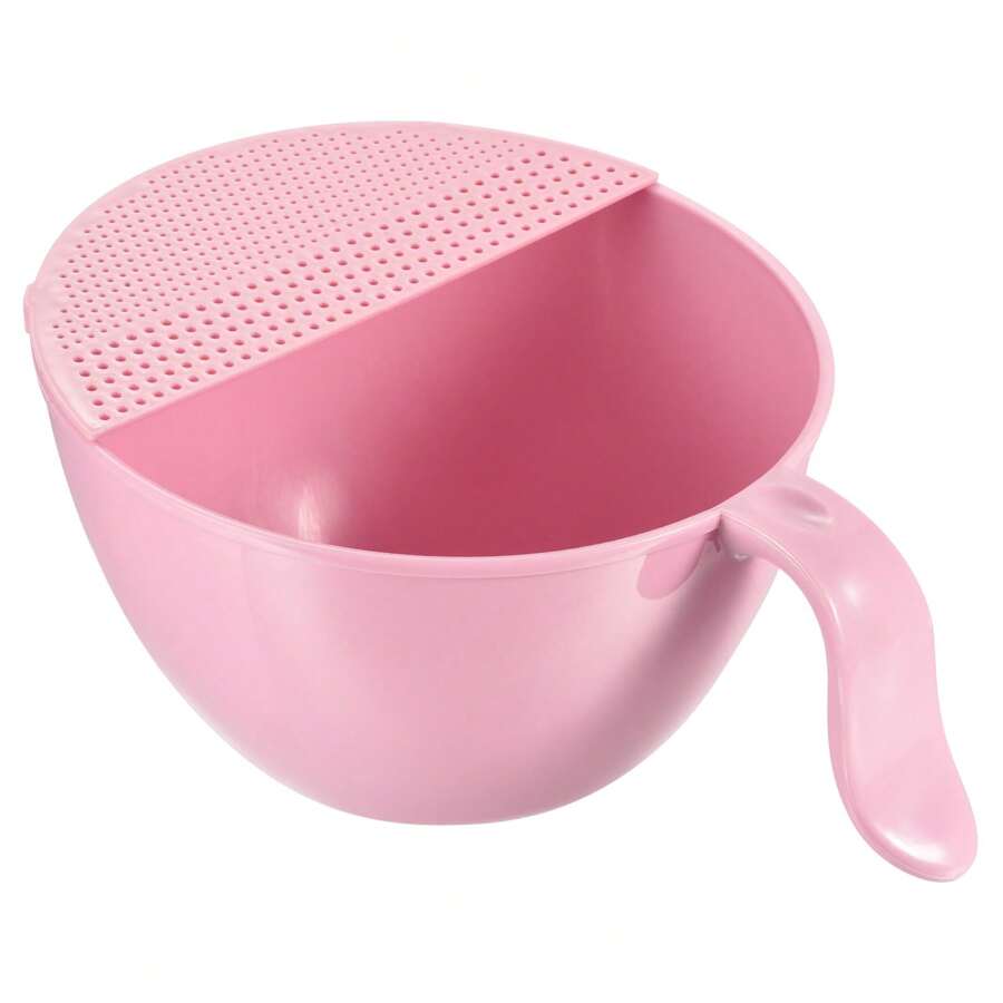 Rice Washing Bowl, Kitchen Strainer Colander Bowl Drain Basket Wash ...