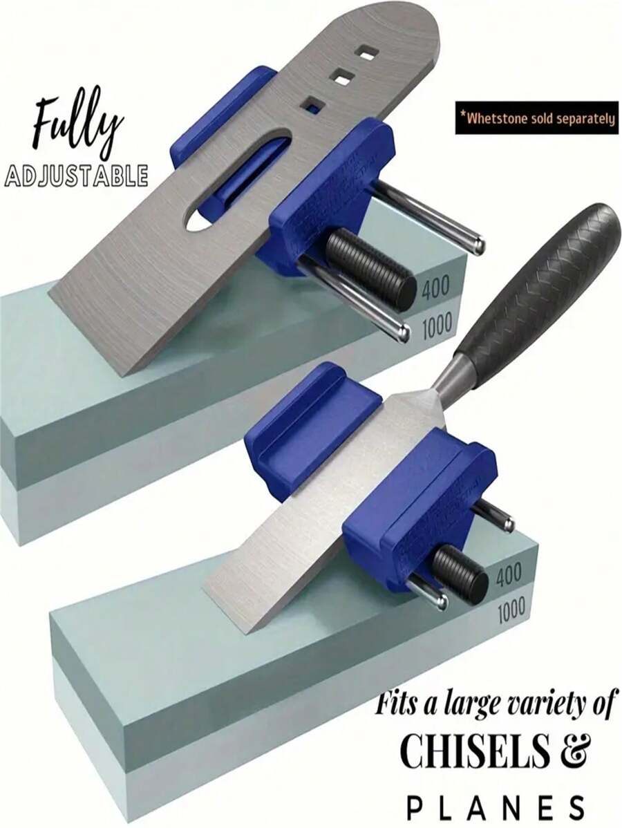 Adjustable Angle Chisel Sharpening Jig - Honing Guide For Chisels And ...