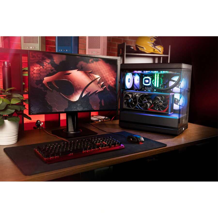 IBUYPOWER IBUYPOWER Y40 Gaming PC Desktop - AMD Ryzen 7 9800X3D, AMD ...