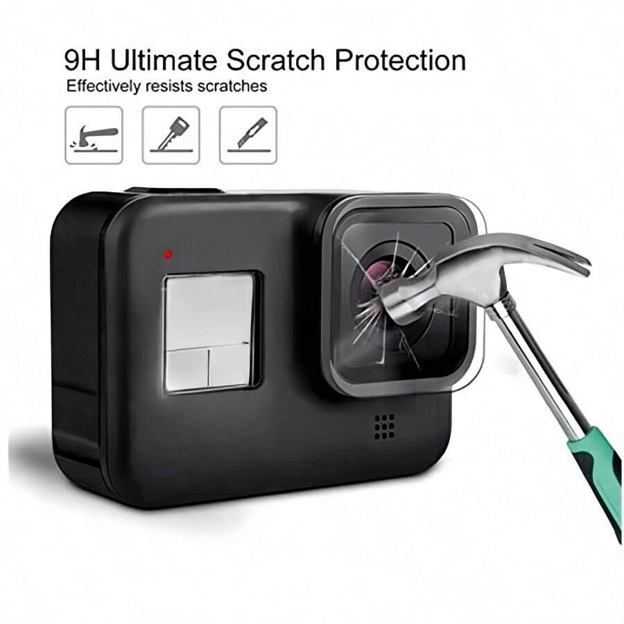 4 Packs Camera Lens Tempered Glass Film HD Screen Protector Dustproof ...