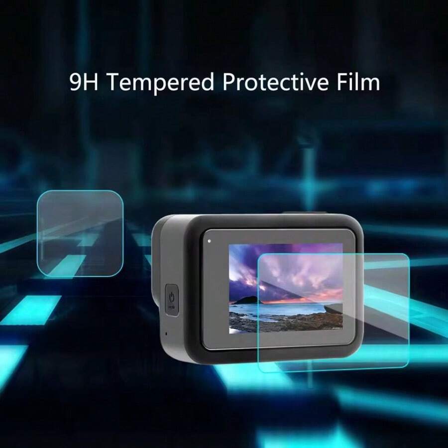 4 Packs Camera Lens Tempered Glass Film HD Screen Protector Dustproof ...