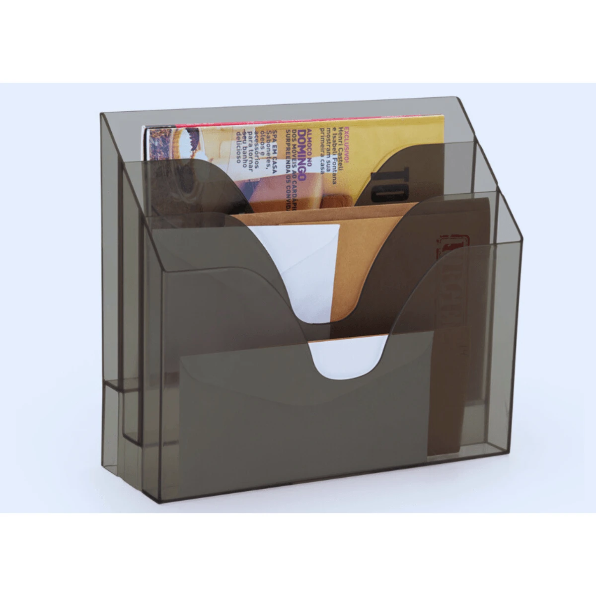 Porta Documentos Triplo Office Fume Maxcril | SHEIN Brasil