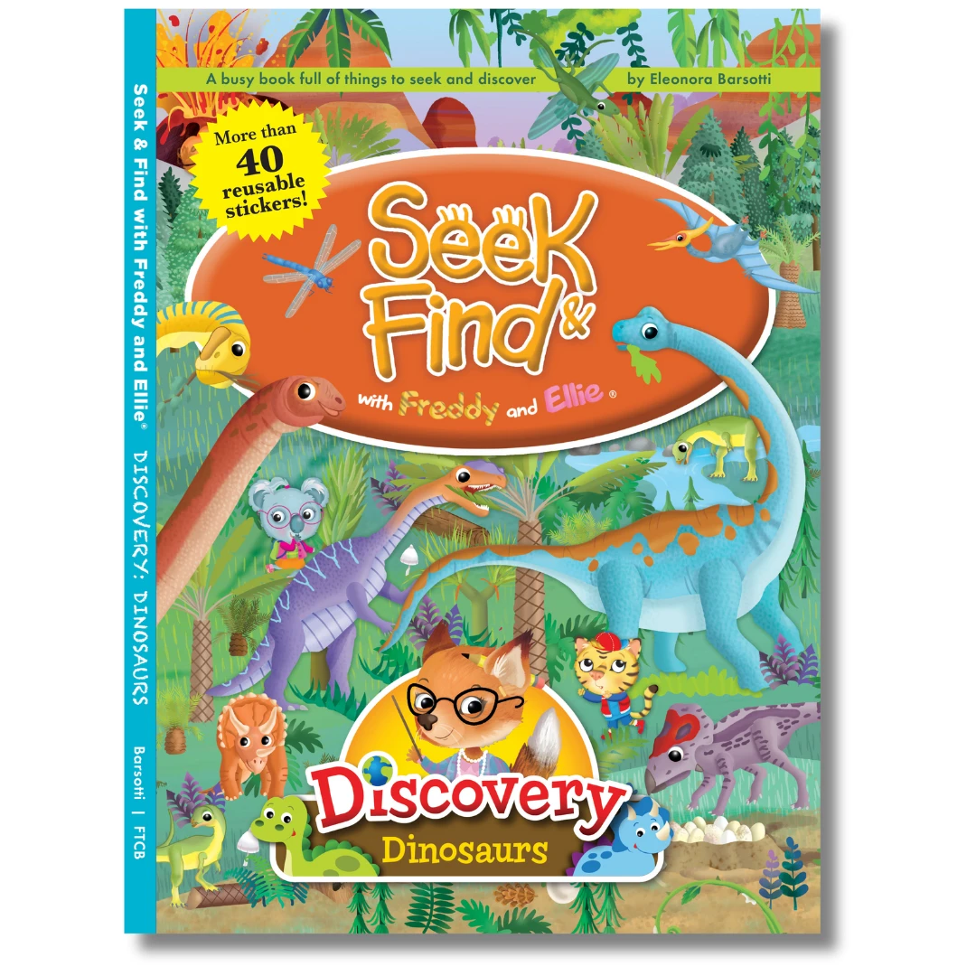 Seek & Find With Freddy and Ellie Dinosaurs, Seek & Find With Freddy ...