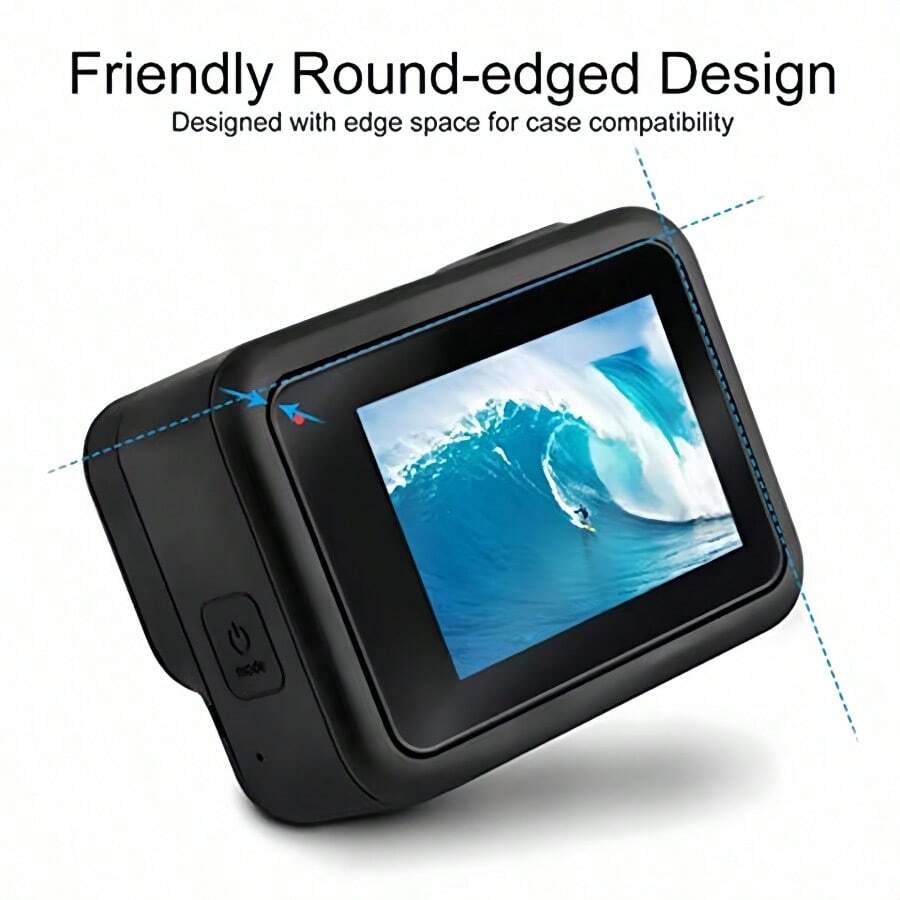 4 Packs Camera Lens Tempered Glass Film HD Screen Protector Dustproof ...