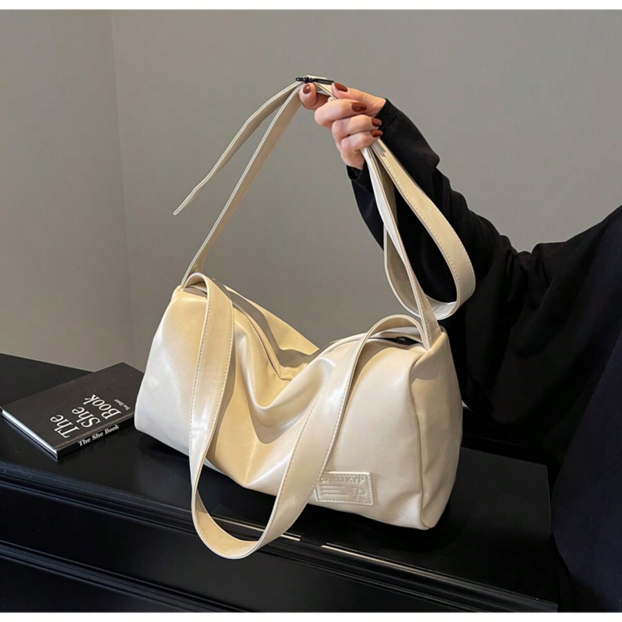 Retro Pillow Shaped Handbags For Women, Large Capacity Shoulder ...