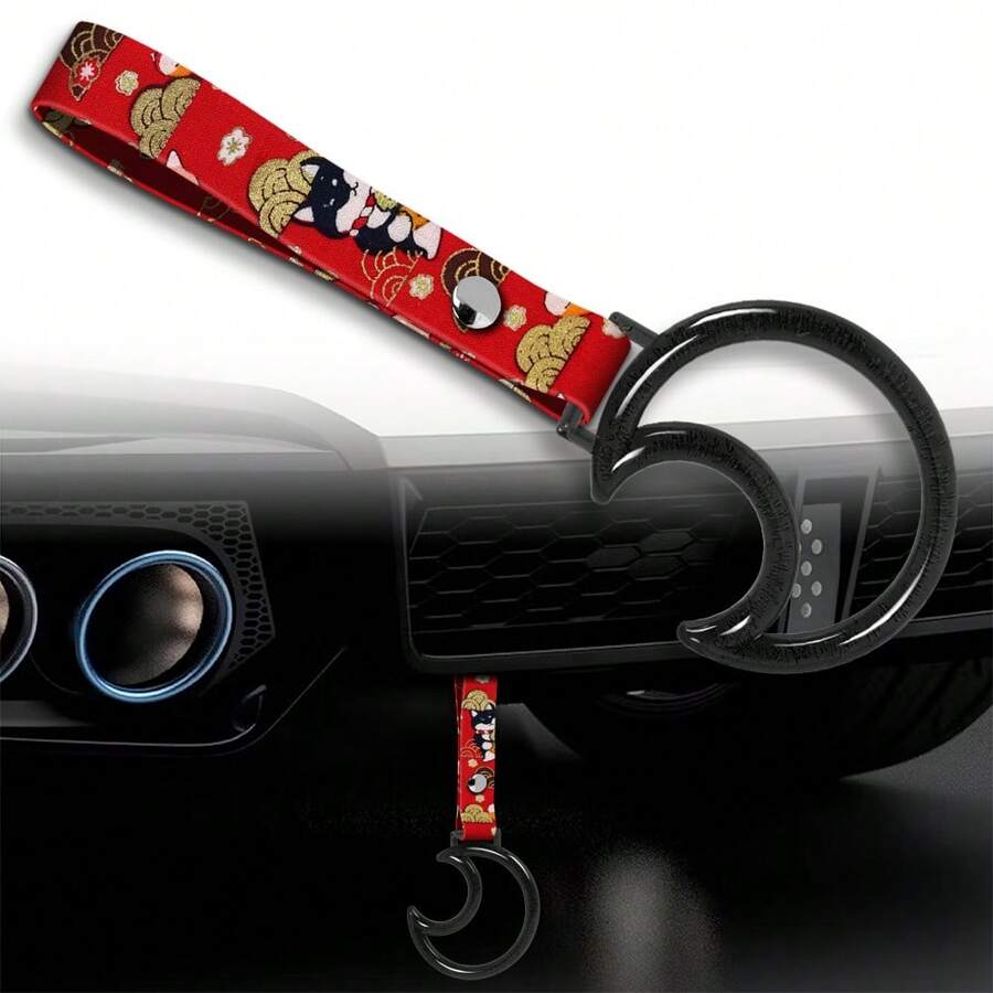 Stay Tuned Performance Black Crystal Bubble Moon Shape Style Ring ...