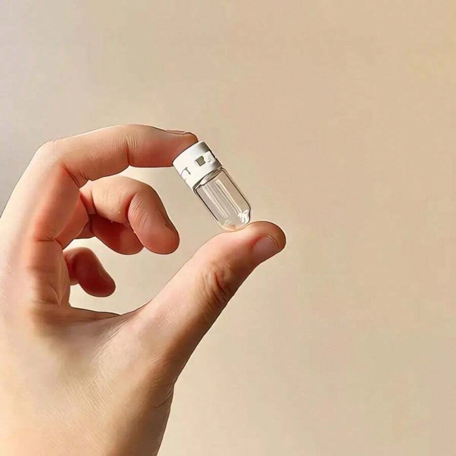 10 Clear Portable Travel Bottles With Flip-Top Lid, RFID Shielded ...