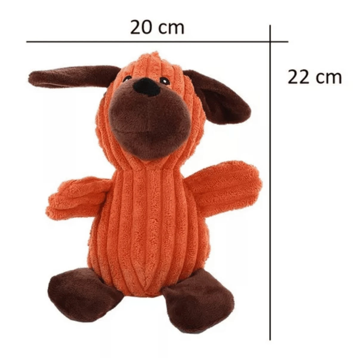 Brinquedo De Pelúcia Dogs.Era Para Cães Gatos Com Som Mordedor 22 Cm ...