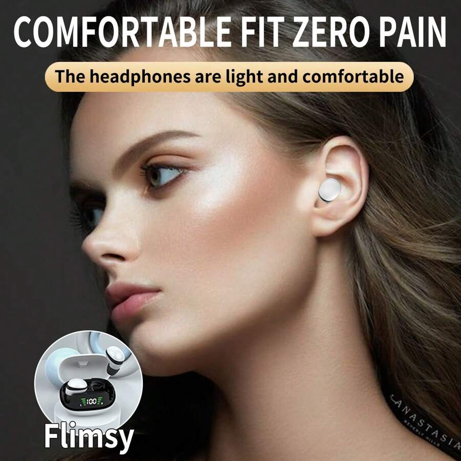 Mini Truly Wireless Earbuds, Invisible High-Quality Noise Cancelling ...