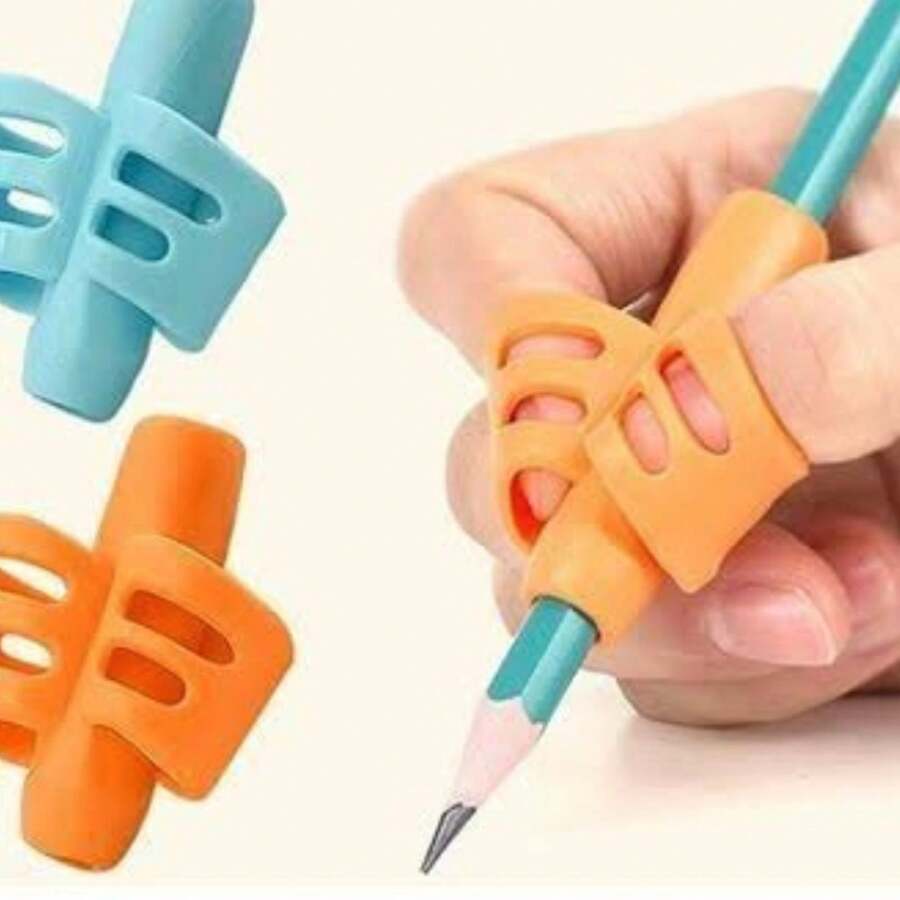 Pencil Adapter Ergonomic Writing Finger Rest Kit 4 Units (Assorted ...