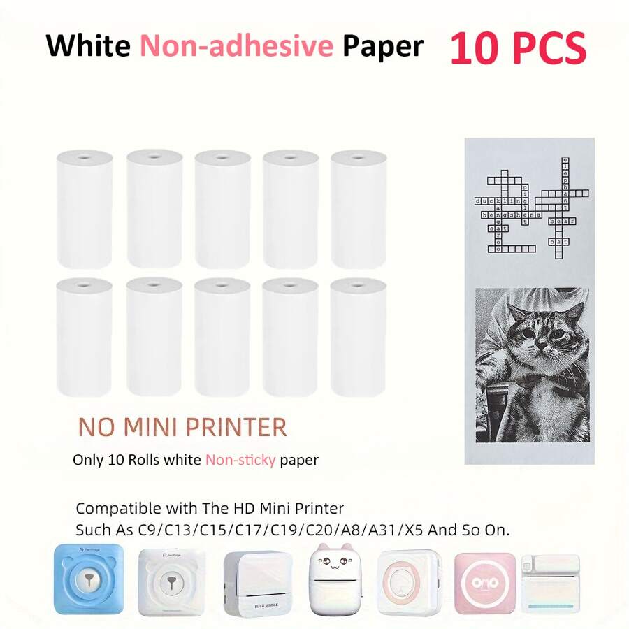 Printer Papers Thermal 57x25mm Non-Adhesive/Self-Adhesive Thermal ...