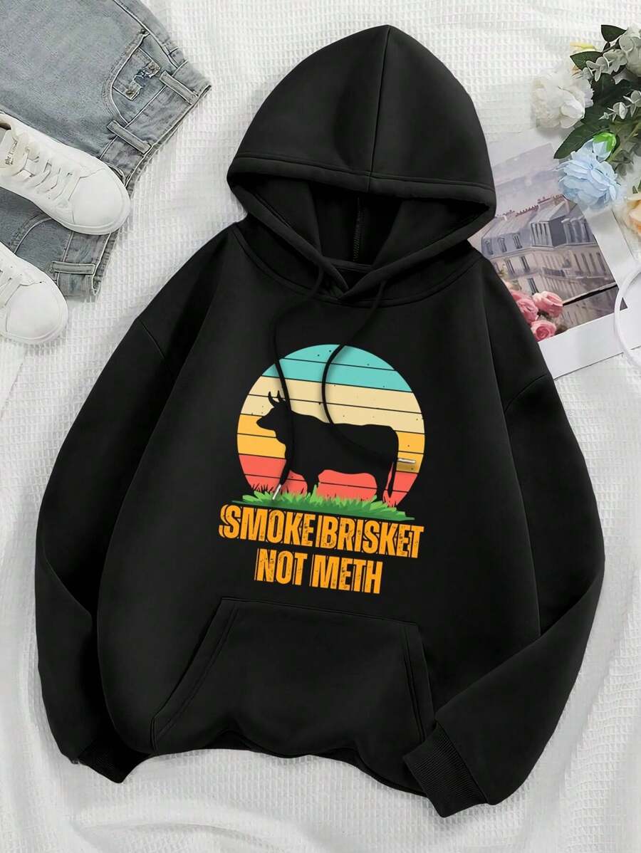 BBQ Brisket Not Meth A Cook For Ladies Sweatwomen Hoodies (Addiction ...