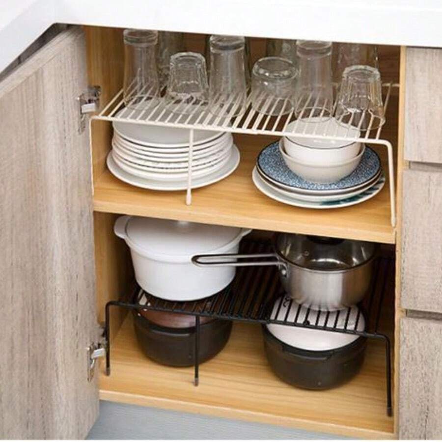 A Retractable Kitchen Spice Rack, Wrought Iron Cabinet, Multifunctional ...