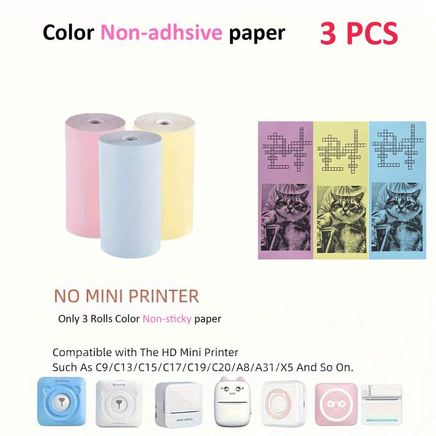 Printer Papers Thermal 57x25mm Non-Adhesive/Self-Adhesive Thermal ...