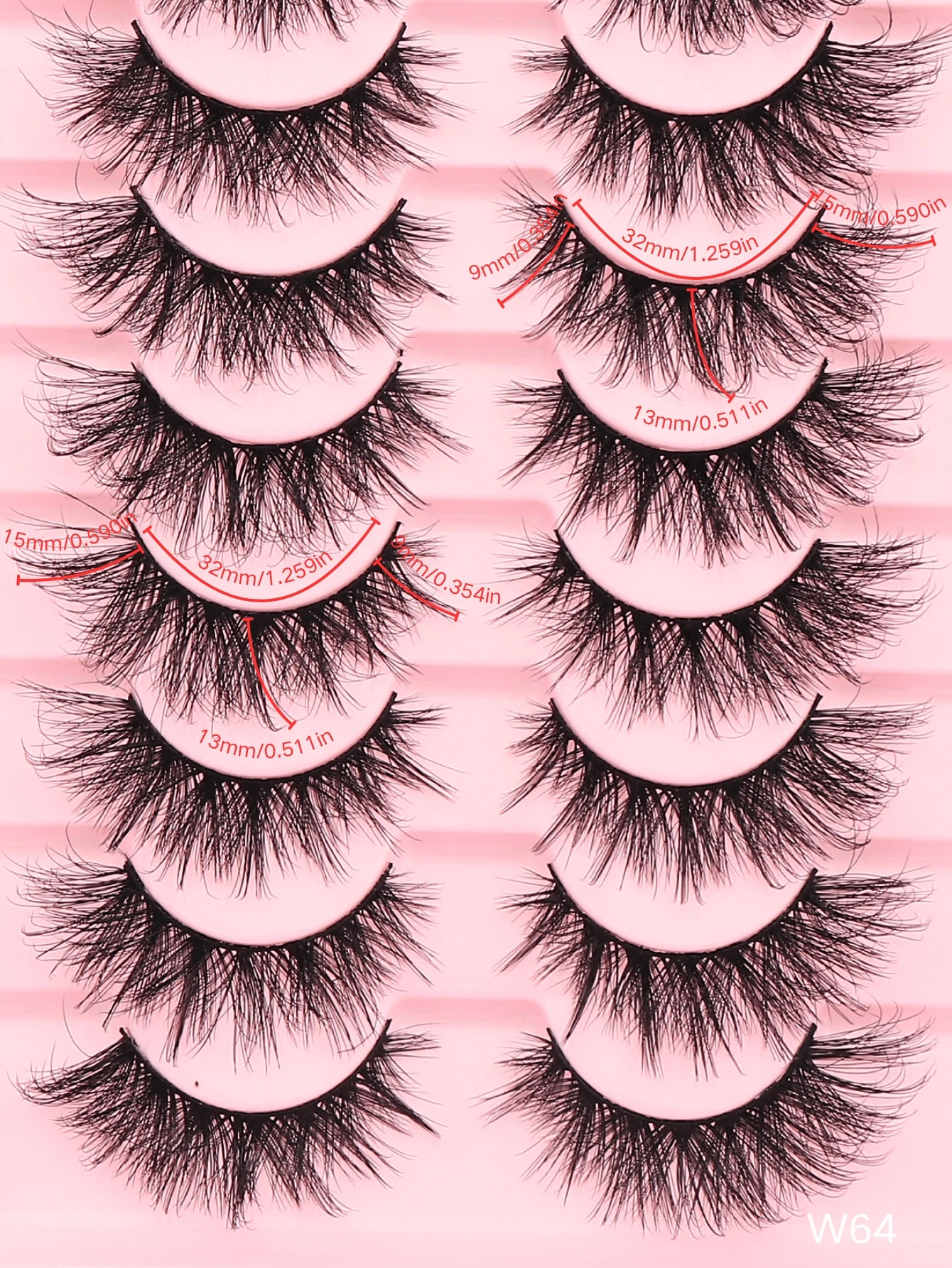 20pcs Natural Soft Black Knot Lash, Fox-Like Elongated Outer Corner ...