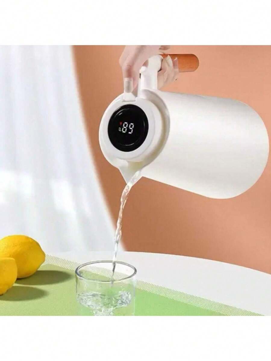 1 Liter Thermal Bottle With Led Thermometer For Teas / Coffee Modern ...