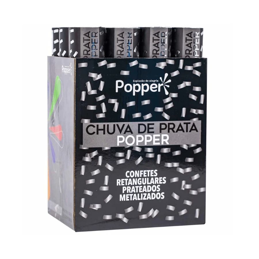 Kit 3 Confetti Launcher Tube Rain Silver And Gold Popper | Mode de ...