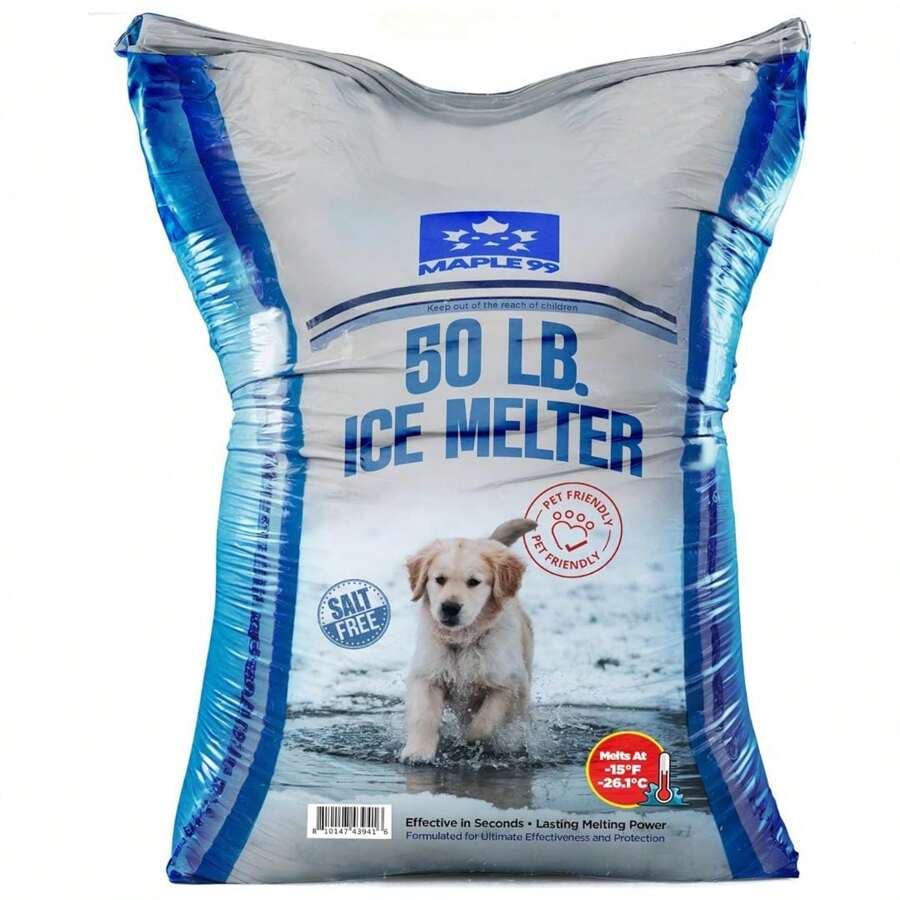 Pet Safe Ice Melt Safe For Concrete - 50 Lb Snow Salt Ice Melt Pet ...