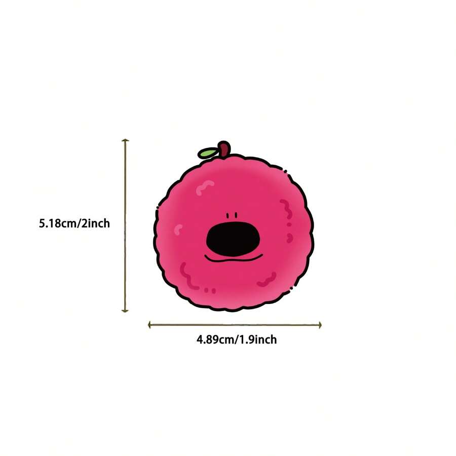 50PCS Fruit Big Nose Dog Stickers Vinyl Aesthetics Stickers, Decals ...