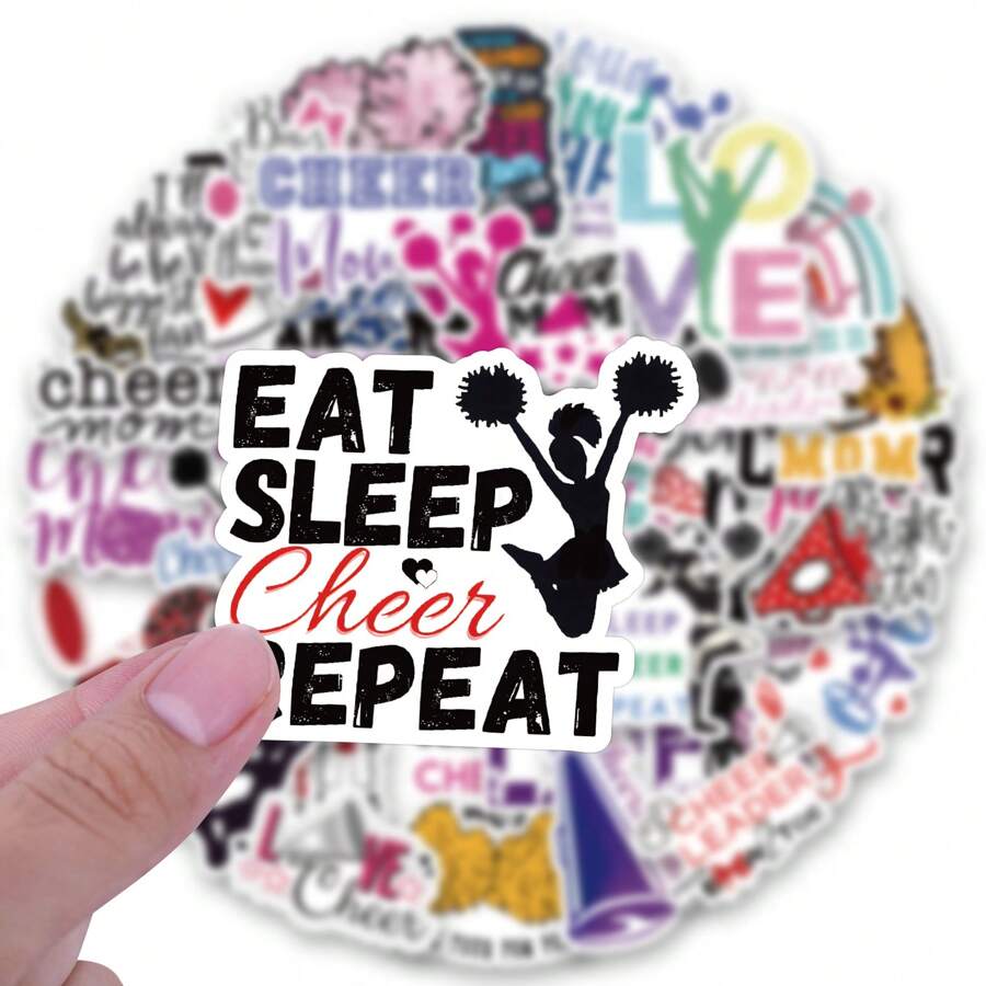 100PCS Dance Cheerleading Stickers Vinyl Aesthetics Stickers ...