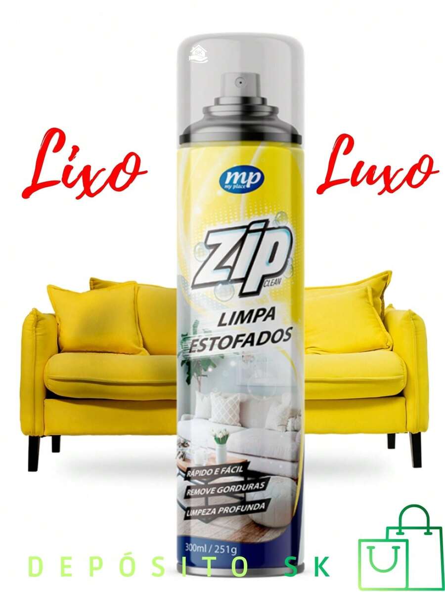 Zip Clean My Place Upholstery Cleaner Kit 4 Cleaners Carpets Leather ...