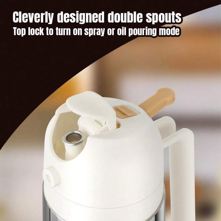 Vaporisateur d'huile en acier inoxydable SUS304 12,6/350ml, 17,2/500ml pour la cuisine ...